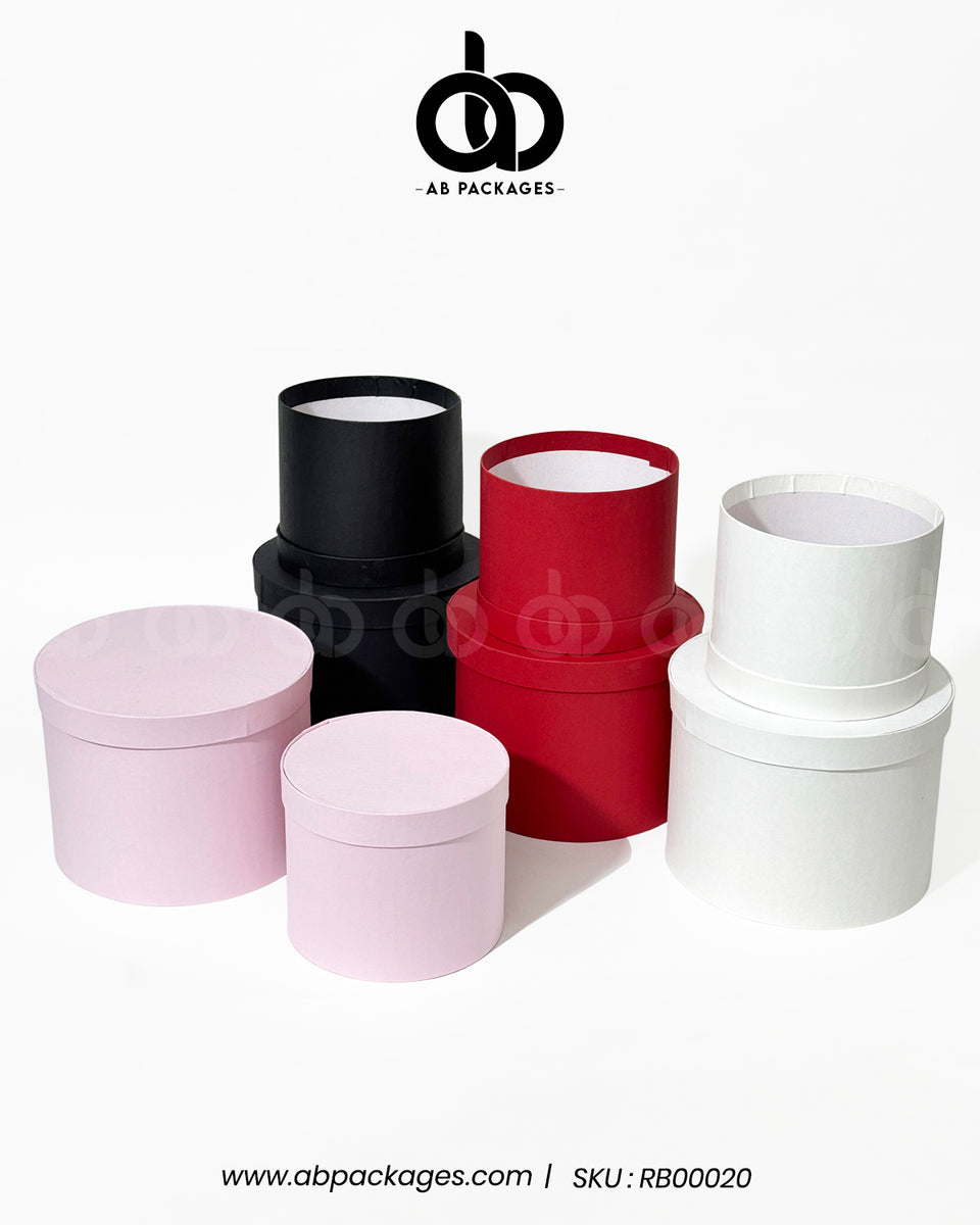TrioTone Round Rigid Box – AB PACKAGES