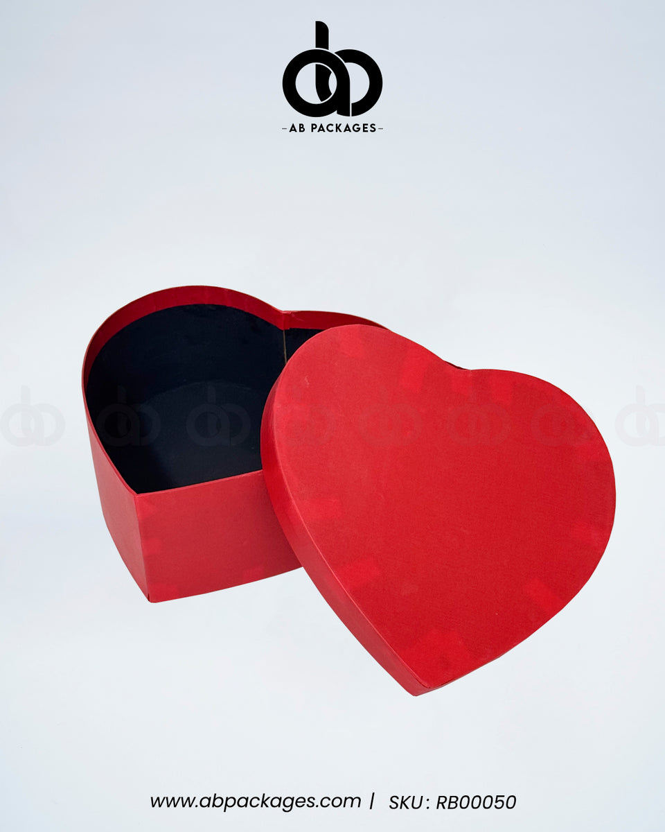 Heart Shape Rigid Box – AB PACKAGES